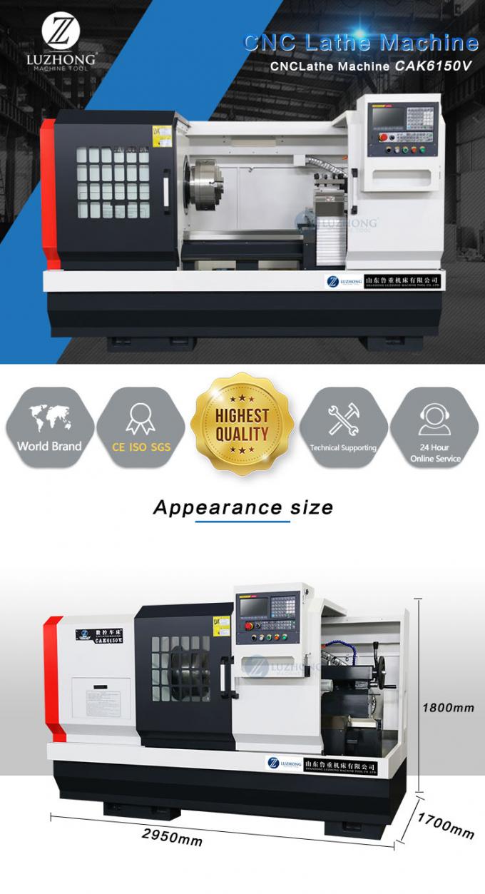 Tour horizontal de la machine CAK6150V de tour de commande numérique ...